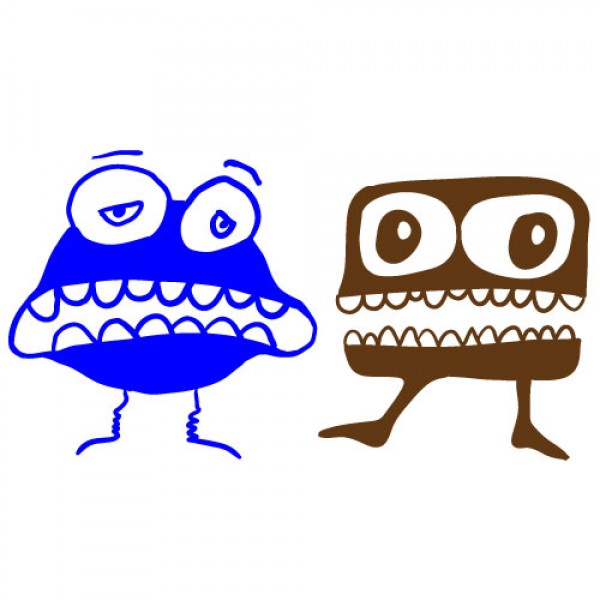 Sticker monstrii haiosi WCM424